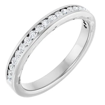 Channel Set Diamond Anniversary Band For Her – My Bridal Ring
