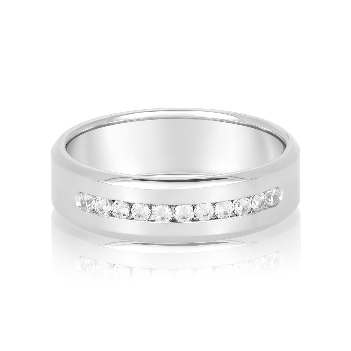 Channel Set Anniversary Band – My Bridal Ring
